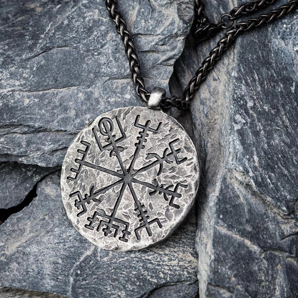 Wikinger Kette Vegvisir Kompass - Walhalla Wikinger