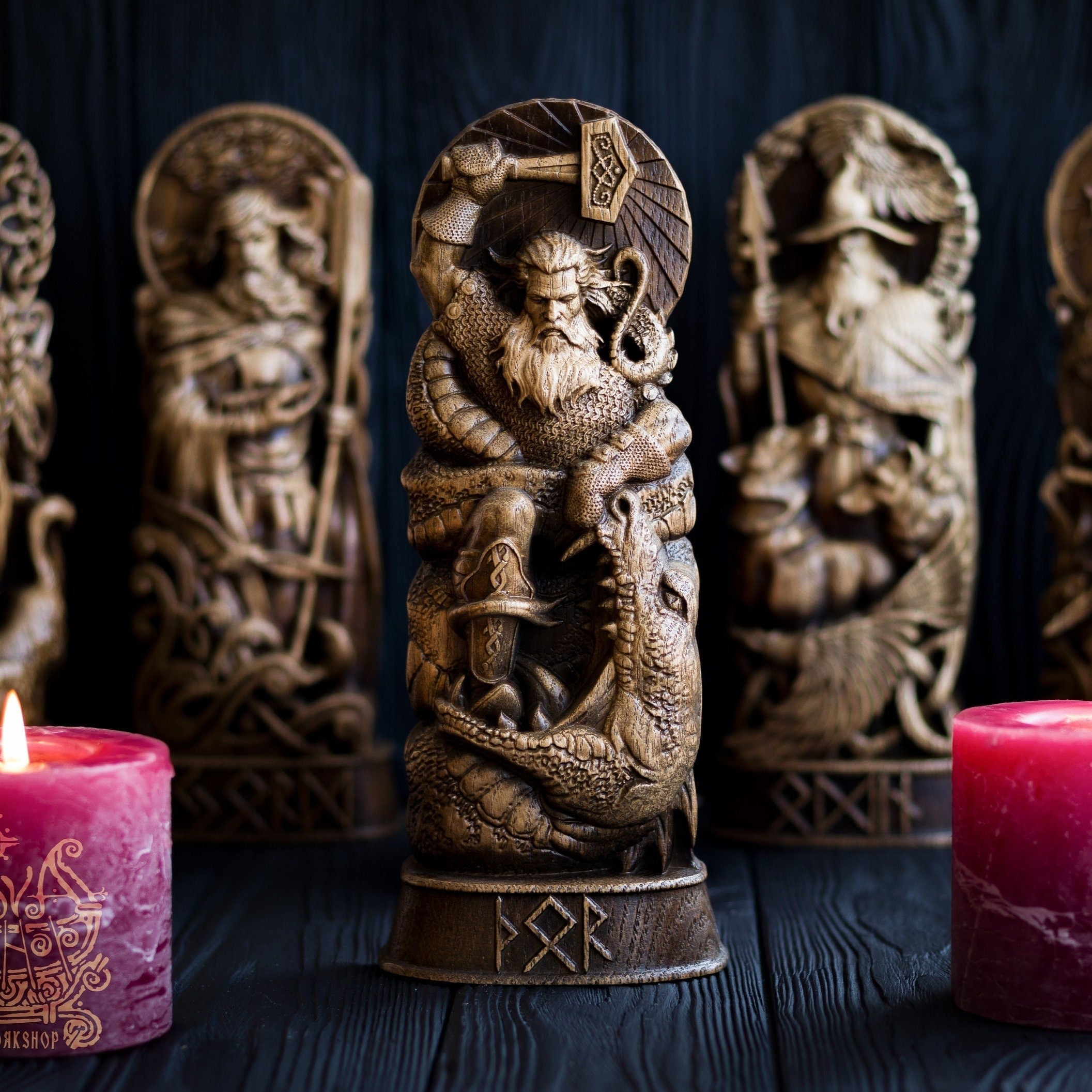 Wikinger-Statuen - Walhalla Wikinger