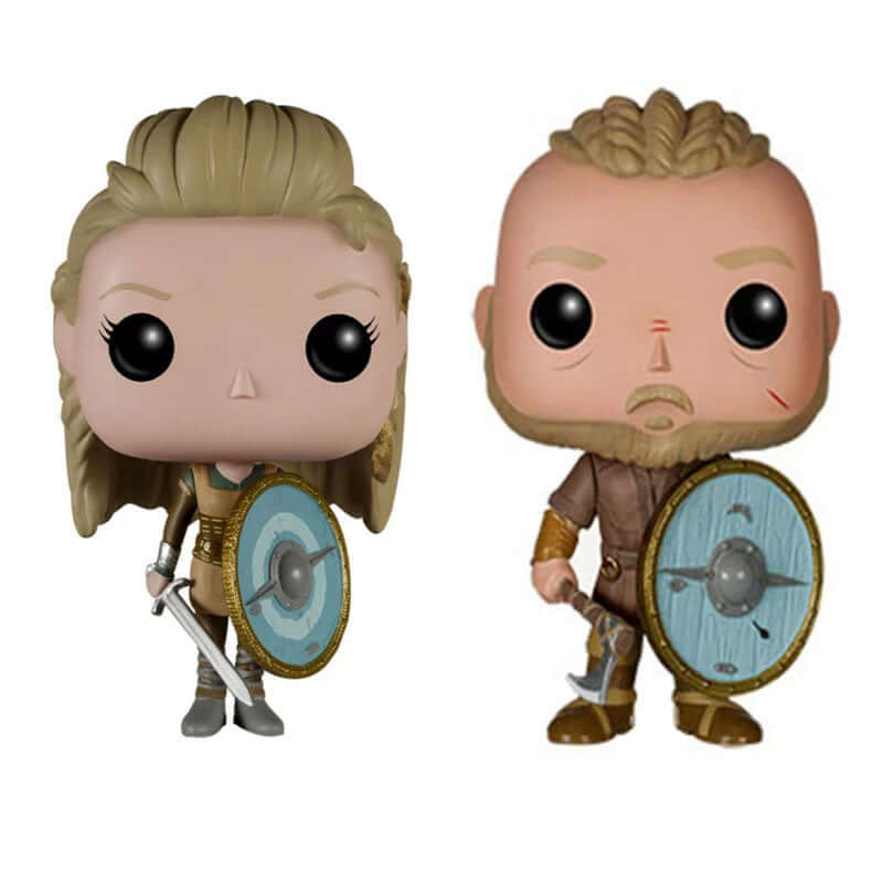 Funko POP Action Figures Vikings Ragnar Lothbrok & Lagertha - Walhalla ...